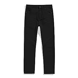 ETHANOL Mens Comfort Stretch Trousers with Practical Pocket Design Pants APL26131SK PK15R Black 38