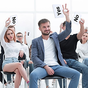 Sherr Dry Erase Answer Paddle Double Side Small White Boards Fan Blanks Auction Paddles Handheld Whiteboard for Classroom Students Kids Bidding Voting Scoring Activities(80 Pcs)