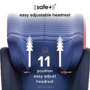 Diono Monterey 2XT Latch 2 in 1 High Back Booster Car Seat with Expandable Height & Width, Side Impact Protection, 8 Years 1 Booster, Blue