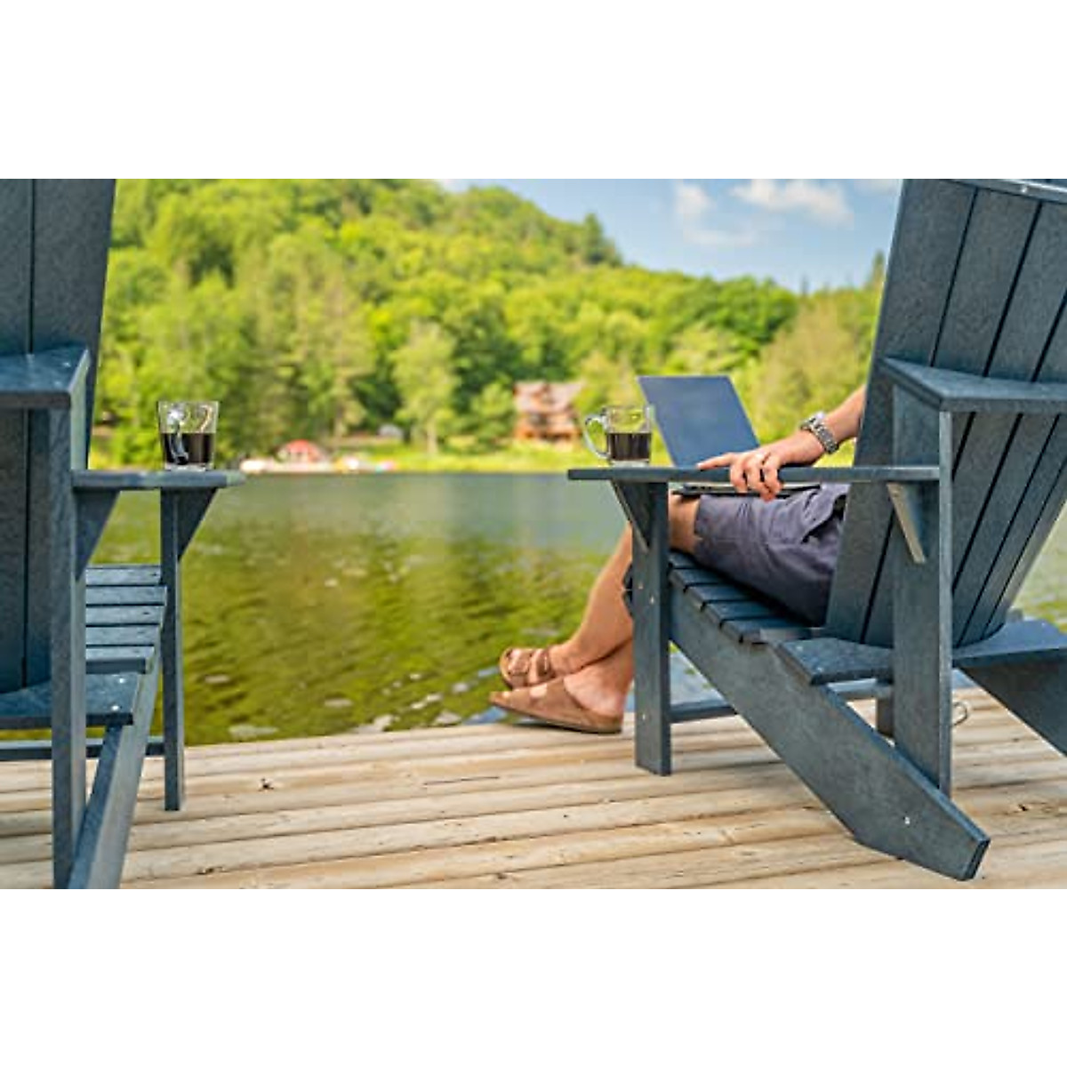 C.R. Plastics Generation Adirondack Chair (Navy)