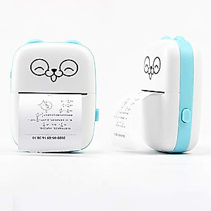 1 Piece Set Bluetooth Portable Photo Printer Printing Print Social Media Photos Convenient and Practical