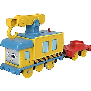 Thomas & Friends Motorized Toy Carly the Crane Battery-Powered Rail Vehicle for Preschool Pretend Play Kids Ages 3+ Years