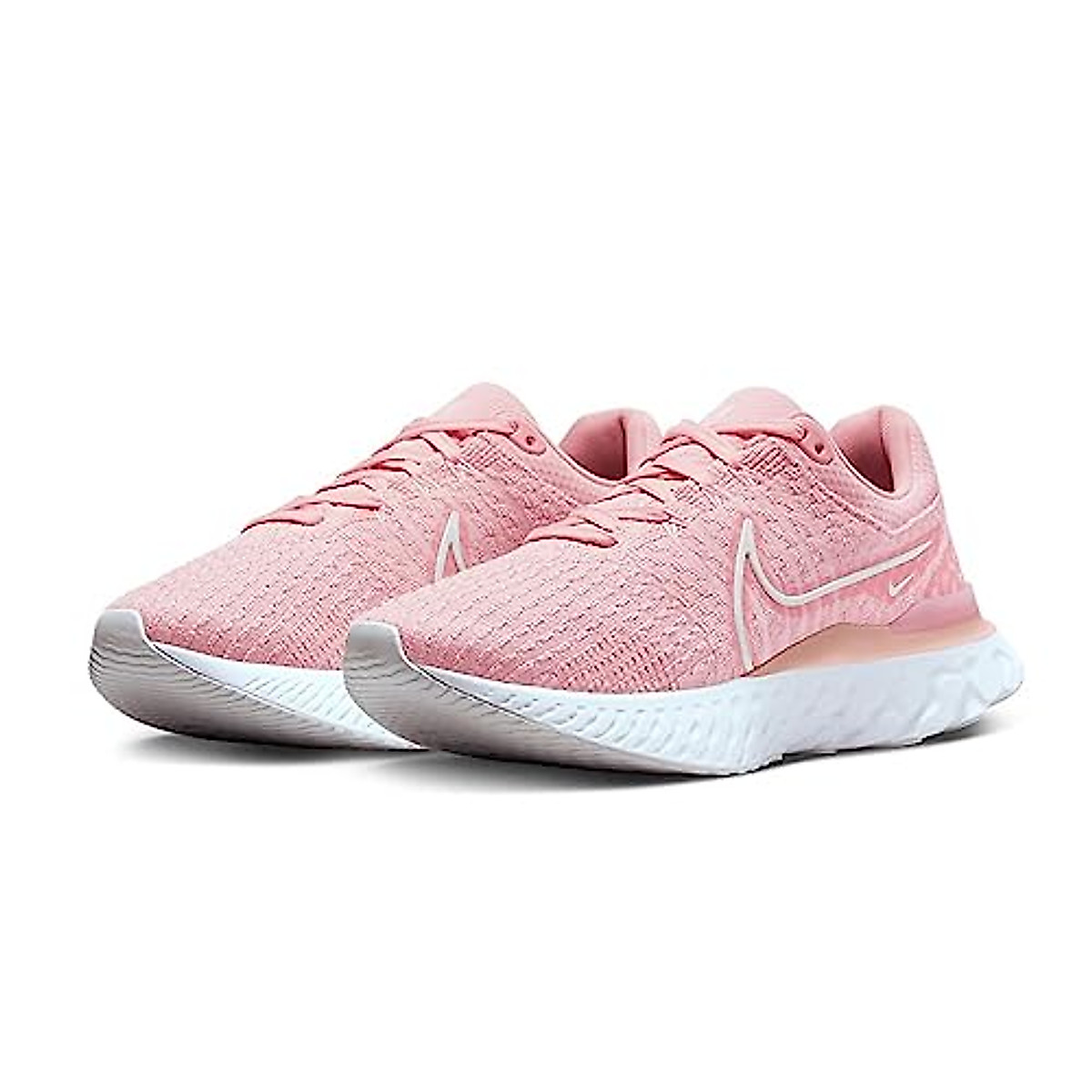 Nike Womens React Infinity Run FK 3 Running Trainers DD3024 Sneakers Shoes (UK 4.5 US 7 EU 38, Pink Glaze White Pink Foam 600)