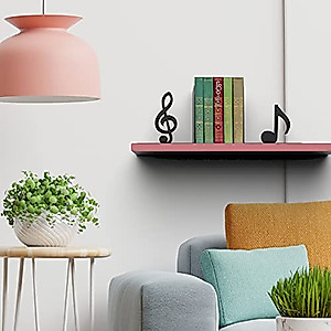 Bookends Music Notes, Bookends for Shelves, Book Ends for Office, Modern Bookends for Desk and Bookshelves, Metal bookends, Heavy Duty Metal Black Bookend Support, Creative Book Ends.