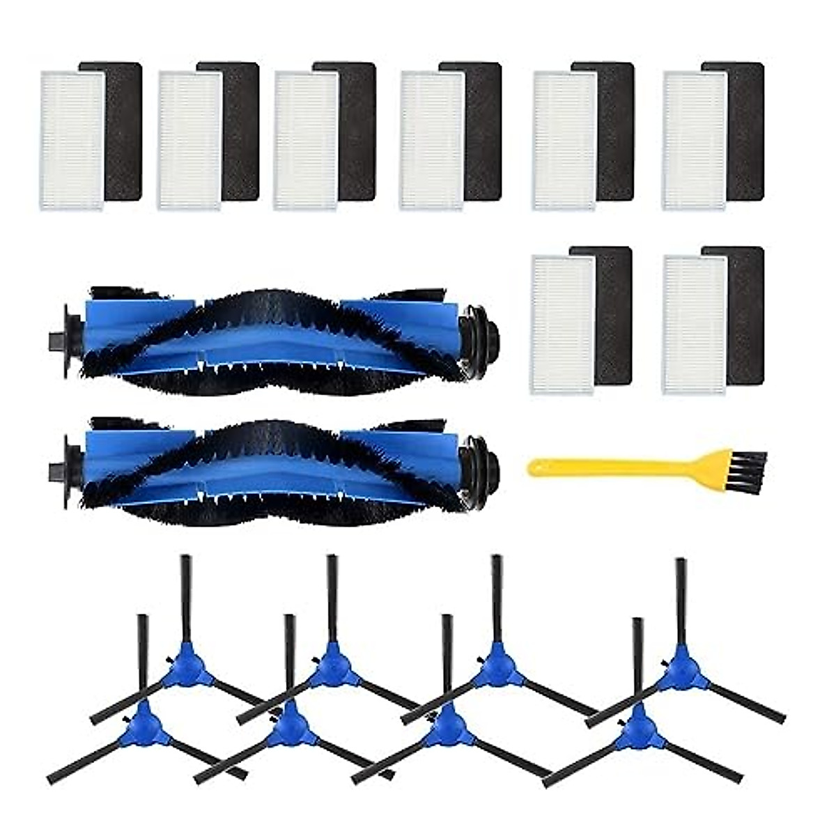 DErron Accessories Kit Compatible with Eufy Robovac 11S, Robovac 30, Robovac 30C, Robovac 15C, Accessory Robotic Vacuum 8X Cleaner Fi