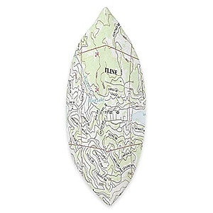 San Bernardino National Forest Regional Atlas Lake Gregory CA Map (2018) Throw Pillow, 18x18, Multicolor