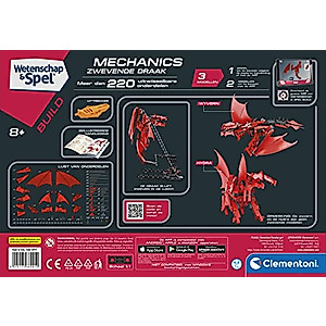 Clementoni Science & Game Robotics - Floating Dragon, STEM Kit, Toy Robot for Kids, 8+ Years, 66991