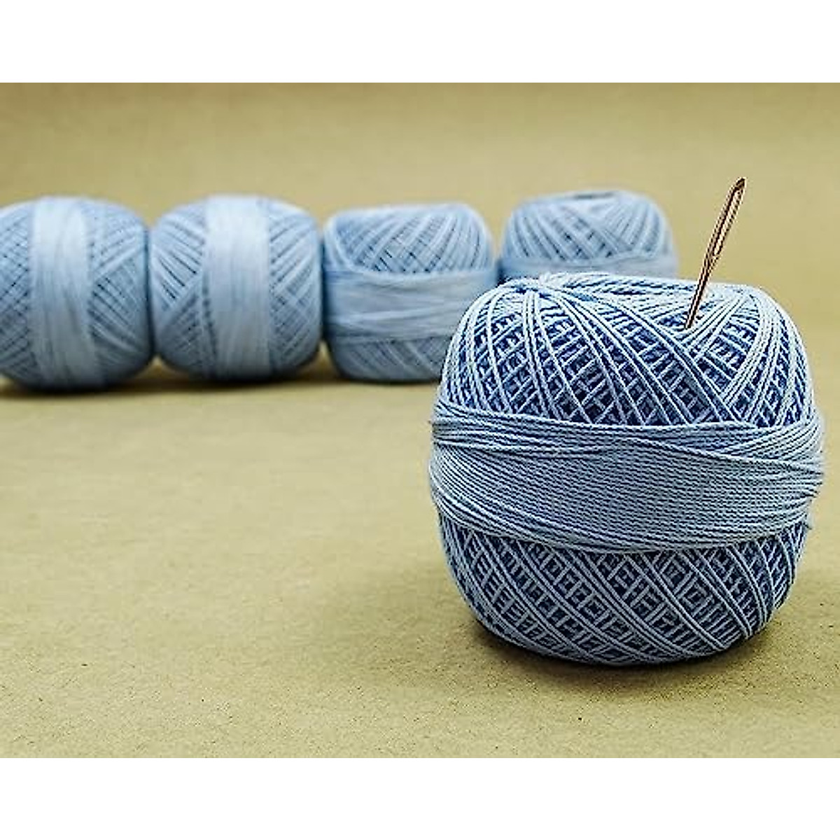 S2J Lot of 10 Pcs Cotton Crochet Anchor Knitting Thread Tatting Yarn Embroidery Ball-2