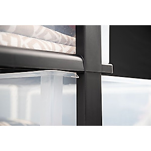 IRIS 110306 110306 5-Drawer Wide Chest, Black