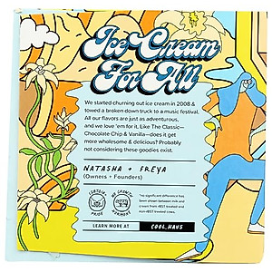 Coolhaus Classic Vanilla Ice Cream Sandwiches, 2.9 Ounce (Pack of 3), Chocolate Chip Cookies and Tahitian Vanilla Bean Ice Cream (Frozen)