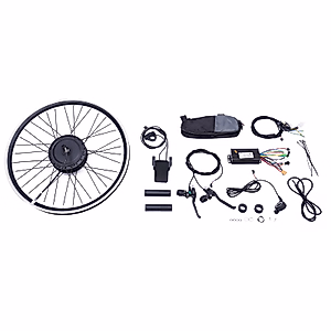 MIMODA 36V E-Bike Front Wheel Conversion Kit, Electric Bicycle Motor Kit, E-Bike Cycling Hub Conversion Dual Mode Controller for Road Bike Mountain Bike