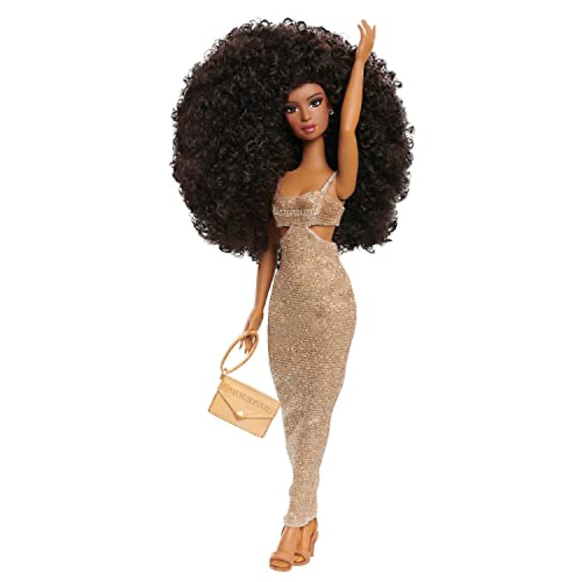Naturalistas 11-inch Fashion Doll Dayna and Accessories, Dark Brown Hair, Brown Eyes, Pretend Play