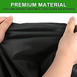 Guisong Refrigerator Cover, Waterproof&Dustproof Cover for Protecting Upright Freezers/Beverage Refrigerator-Suitable for most 5-7.5 Cubic Freezer(23" x 23" x 56")