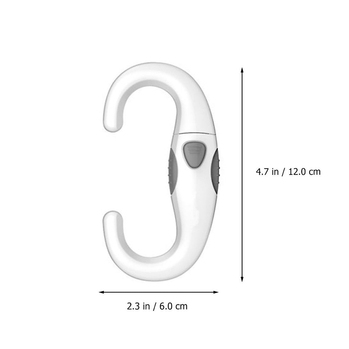 Toyvian Protective Baby c Shaped Cabinet Locks Multi-use Round Handle Fit Abs Material