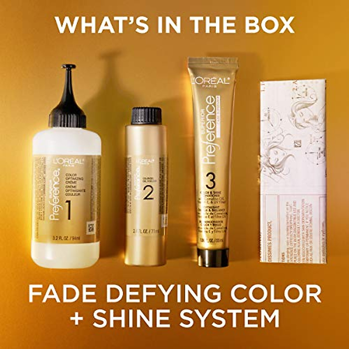 L'Oreal Paris Superior Preference Fade-Defying + Shine Permanent Hair Color, 7RB Dark Rose Blonde, Pack of 1, Hair Dye