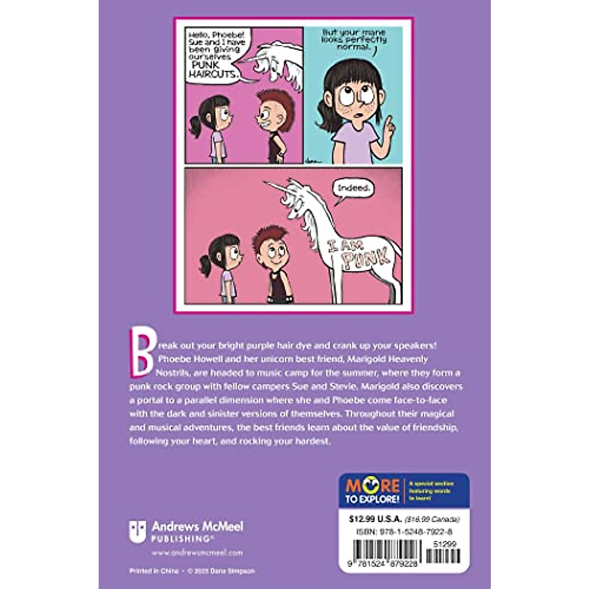 Punk Rock Unicorn: Another Phoebe and Her Unicorn Adventure (Volume 17)