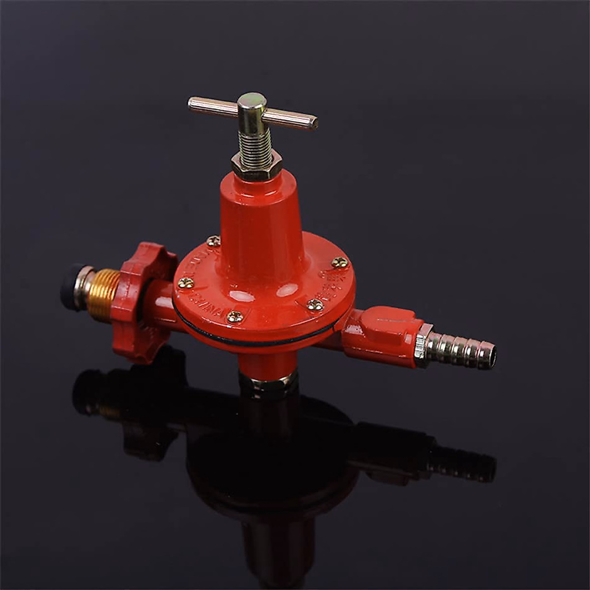 0-30PSI Adjustable High Pressure Propane Regulator Valve for Outdoor BBQ Burner Fryer Valve Campers Tank Regulator