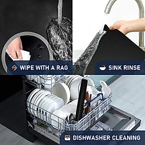 Oven Liners for Bottom of Electric Gas Oven - 5 Pack Large Heavy Duty Nonstick Teflon Oven Mat 17"x 25", Heat Resistant Oven Floor Protector Liner