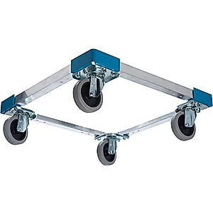 Carlisle FoodService Products C2220A14 Universal Aluminum Warewashing Rack Dolly Without Handle