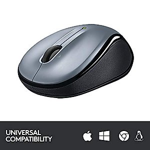 Logitech Wireless Mouse M325 with Designed-For-Web Scrolling - Light Silver