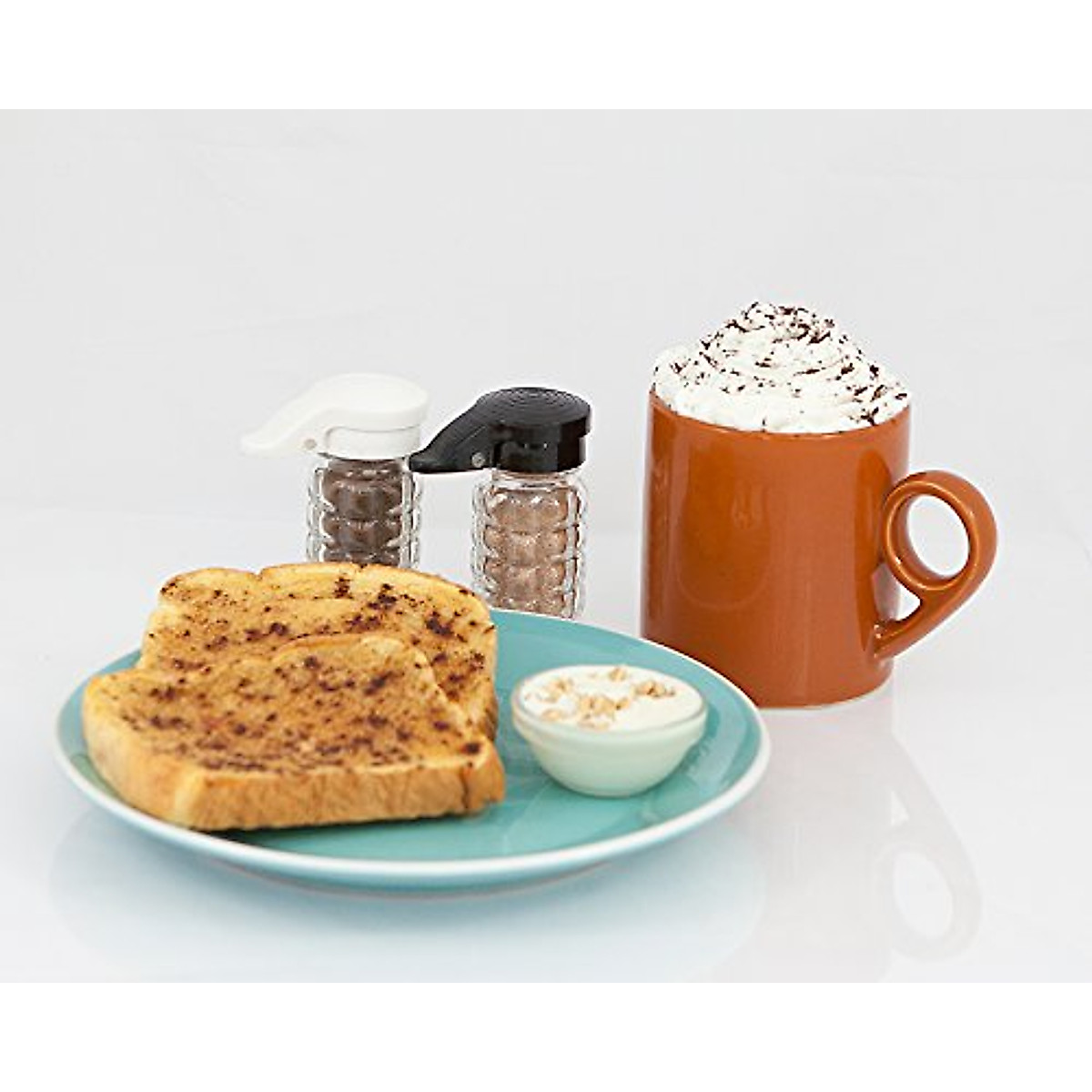 Moisture Proof Humidity Free Shake it Free Shaker Glass Salt and Pepper Shakers by Tumbler Home