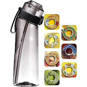 Air Up Water Bottle with 7 Flavour Pods, 650ML Drinking Bottle, BPA Free 0 Sugar, 0 Calories Water Bottle, for Gym and Outdoor