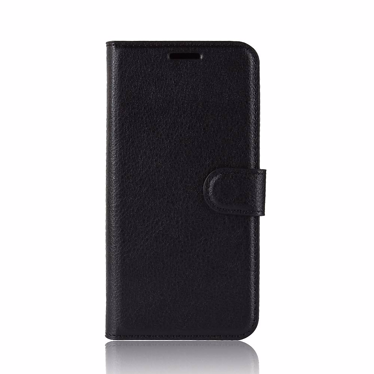 Oppo case for Oppo RENO2 Litchi Texture Horizontal Flip Leather Case with Wallet & Holder & Card Slots(Black) (Color : Red)