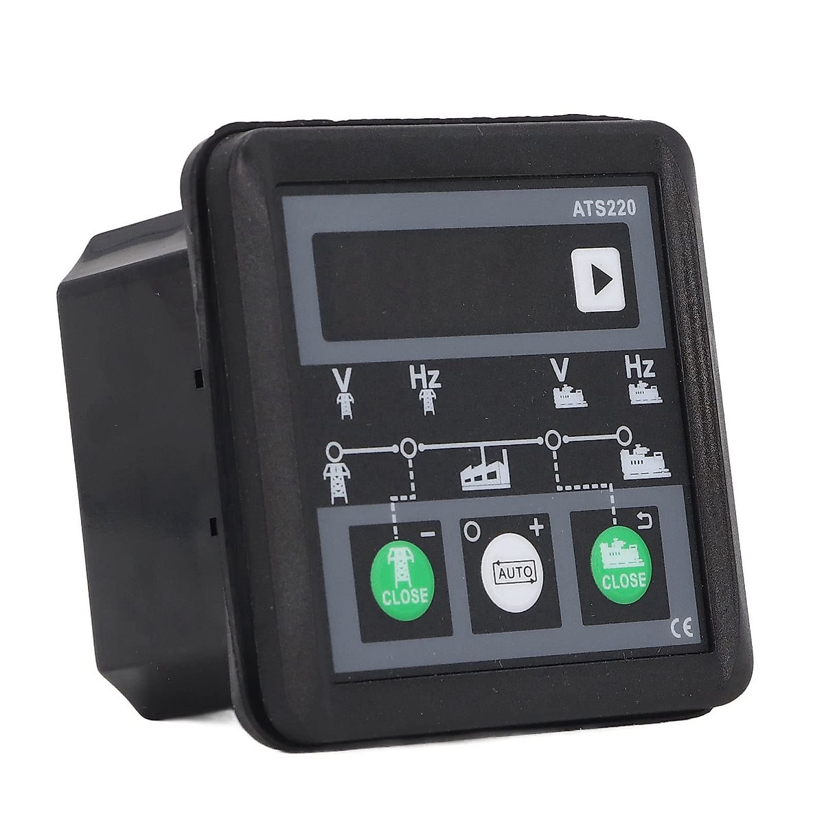 ATS Auto Transfer Switch Controller 30-300V Automatic Transfer Switch with LED Display for Power Switching Control