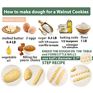 Walnut Cookie Mold Maker 16 - Walnut Cookie Maker - Oreshki Mold Maker - Орешница - Oreshki Maker - Oreshki Cookie mold - Walnut Cookie Form - Oreshnitsa Maker - Walnut Cookie Molds - Walnut Maker