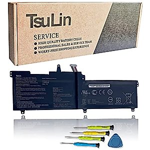 TsuLin C41N1541 Laptop Battery Compatible with Asus Rog Strix GL702 GL702V GL702VM GL702VMK GL702VS GL702VSK GL702VT GL702ZC G702VMK G702VM G702VT G702VSK G702VS Series Notebook 15.2V 76Wh 5000mAh