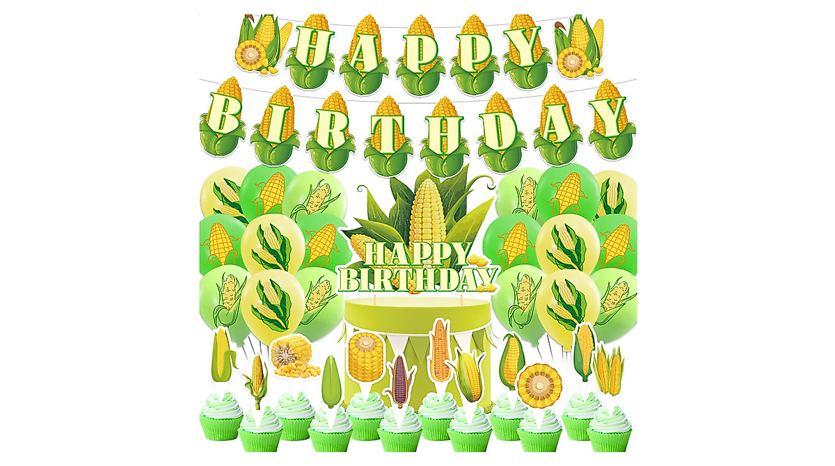 Corn Party Decorations for Birthday & Baby Shower
