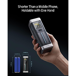 CUKTECH 20 Power Bank, 140W 25,000mAh Laptop Portable Charger, 3-Port, Smart TFT Display, PD3.1 PPS Protocol Battery Pack for MacBook Pro/Air, Surface Pro, iPhone 15/14, Samsung S24+, iPad and More