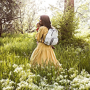 Petunia Pickle Bottom District Diaper Bag Backpack for On-The-Go Parents, Stylish, Spacious & Secure, Lightweight & Easy to Clean, Perfect for Everyday Use or Travel (Disney's Playful Pooh)