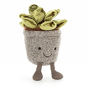 Jellycat Silly Succulent Jade Plant Plush, 7 inches