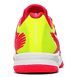 ASICS Women's Solution Speed FF Clay Tennis Shoes, Laser Pink/White, 8 M US