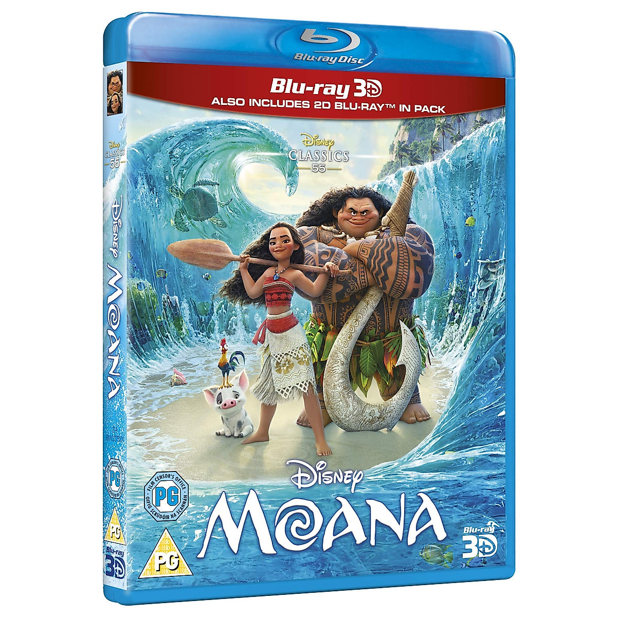 Moana [Blu-ray 3D] [2016] [Region Free] [3D Blu-ray]