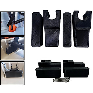 Zephyr's Market Kayak Seat Risers Compatible with Lifetime Tamarack Pro, Kenai Pro, and Teton Angler Kayaks (Black)