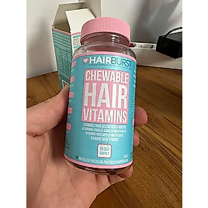 HAIRBURST Shampoo, Conditioner & Chewable Vitamin Bundle All Natural Hair Growth For Longer, Stronger Hair
