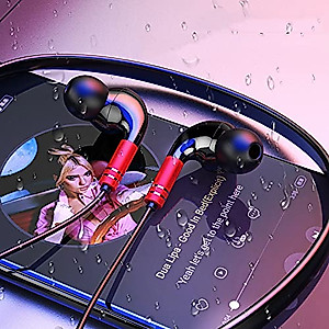 Blue-tooth Waterproof Headphones Comfort Flexible Neckband For Rainy Day