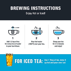 Tiesta Tea - Black Thai Tropical | Loose Leaf | Mango Citrus Black Tea | Premium Blend | High Caffeinated | Make Hot or Iced & Brews Up to 25 Cups | 1.9oz Resealable Pouch