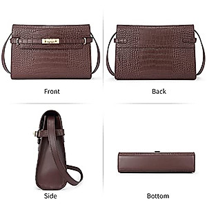 BOSTANTEN Shoulder Bags for Women Genuine Leather Designer Purses Handbags Small Top Handle Satchel Bags