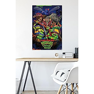 Trends International Teenage Mutant Ninja Turtles: Mutant Mayhem - Group Wall Poster, 22.37" x 34.00", Unframed Version