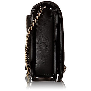 Rebecca Minkoff womens Chevron Quilted Small Love Crossbody, Black, One Size US