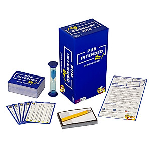 Pun Intended Too! - New Puns! Great Gift for Pun Lovers. Fun Games for a Party and Family Game Night.