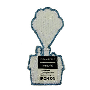 Disney Up Balloon House Patch Float Badge Movie Embroidered Iron On Applique