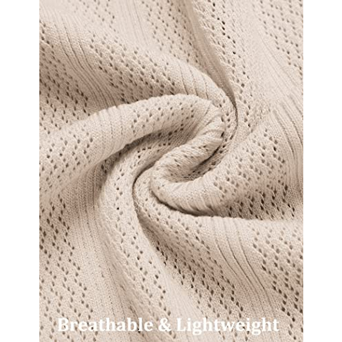 COOFANDY Knit Polo Shirts Short Sleeve for Men Summer Casual Beach Button Down Shirt Light Brown