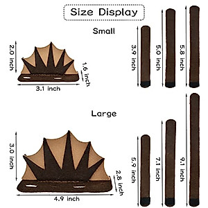 Vehomy Bearded Dragon Dinosaur Outfit Lizard Reptile Dinosaur Costume Handmade Felt Bearded Dragon Harness Bearded Dragon Lizard Accessories for Chameleon Gecko Anole Iguana Amphibians L