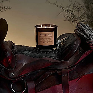 Cowboy Magnum Boy Smells Candle | 110 Hour Long Burn | Coconut & Beeswax Blend | Luxury Scented Candles for Home (27 oz)