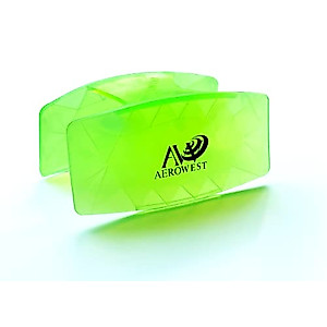 AeroWest Double Toilet Bowl Clip Air Freshener, Cucumber Melon, 3 Pack
