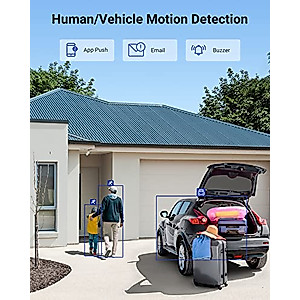 ANNKE Home Wired Camera Security System, 8CH 5MP Lite H.265+ AI DVR with 1 TB Hard Drive and 8 X 1080P HD Weatherproof PIR Cameras, Human/Vehicle Detection, White Light Alarm, Email Alert–E200